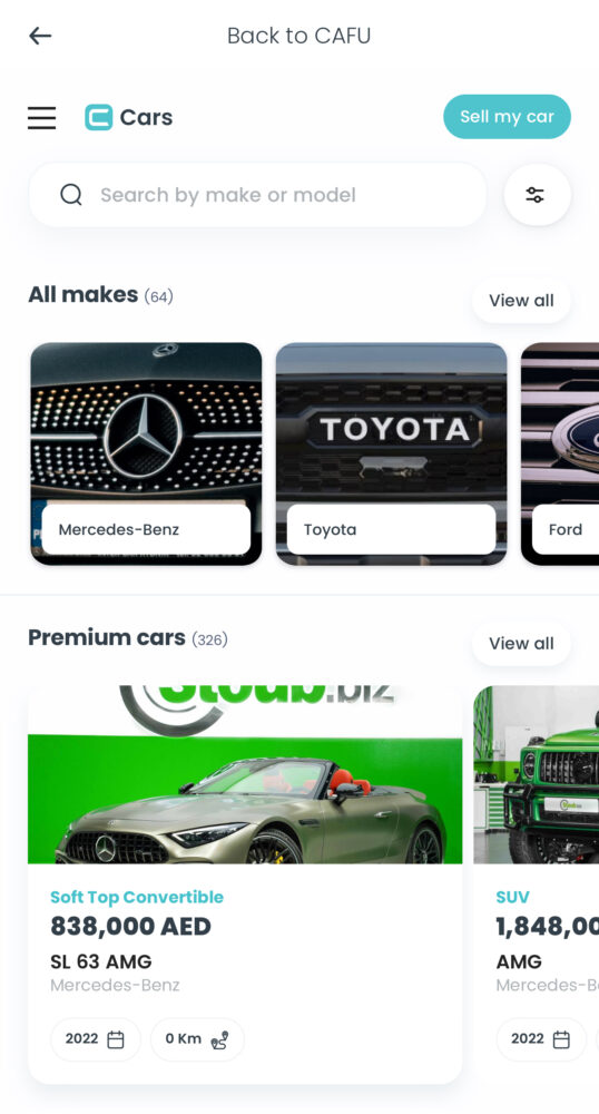 CAFU launches new services, including CAFU Cars, its new marketplace ...