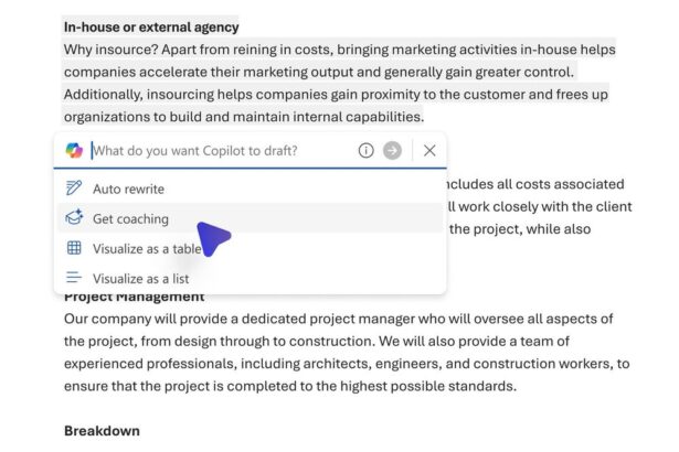 How to improve your writing with Microsoft Word's AI Coach